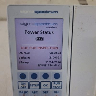 Baxter Sigma Spectrum 8.00.04 w/o Battery Infusion | LabX.com