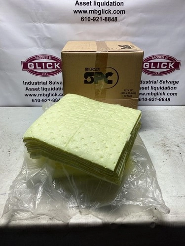 Brady SPC 12" X 12" Absorbent Pad 50 Count -NIB | LabX.com