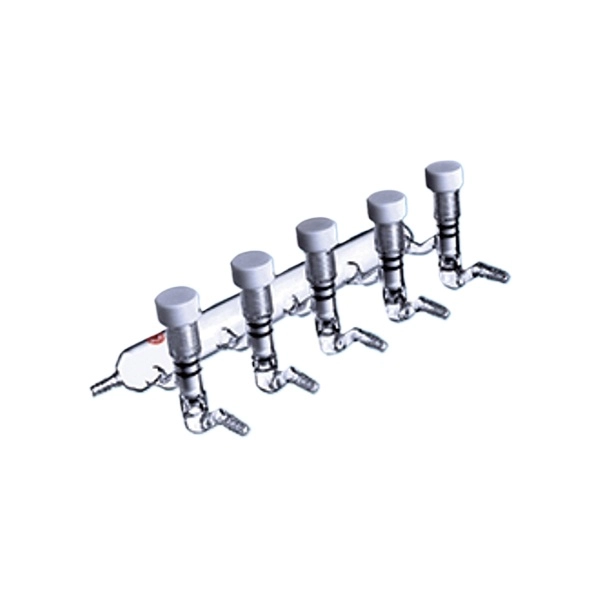 Ace Glass Bakeable Vacuum Manifold With Five Variable Opening, 0-10mm ...