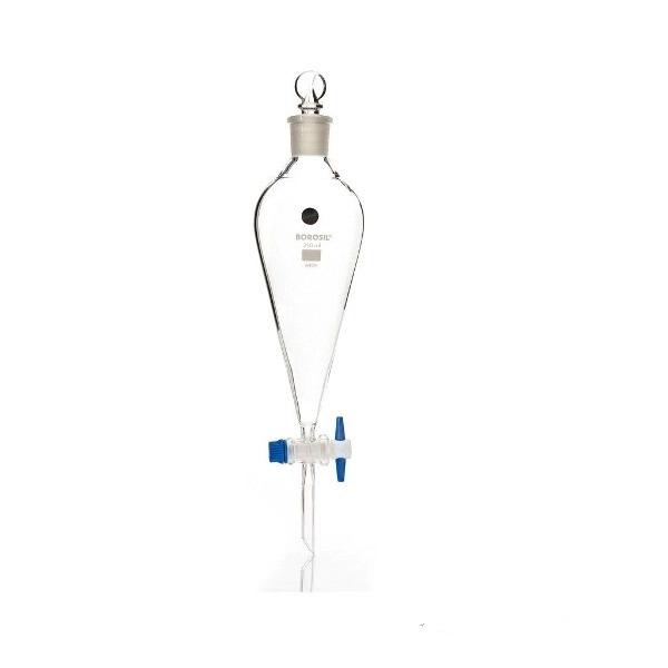 Foxx Life Sciences Borosil Separating Funnel Stopcock Key I/C Glass ...
