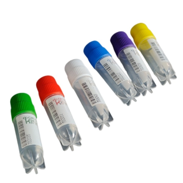 Biologix Blue, 2.0ml External Thread Cryovials with Multi Codes ...