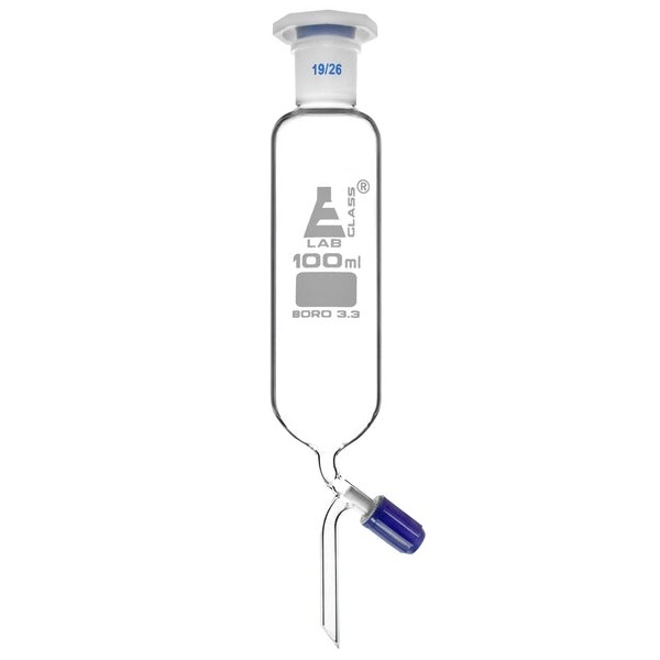 Eisco Dropping Funnel, 100ml - 19/26 Stopper - Screw Type Rotaflow ...