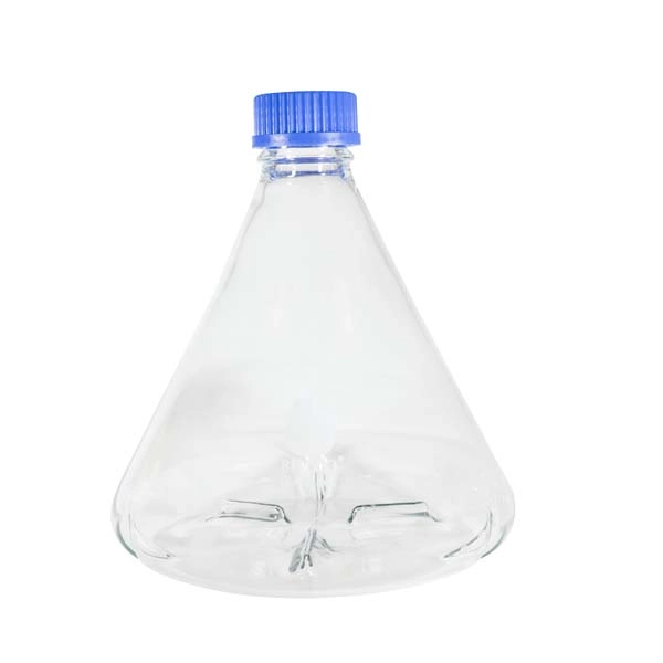 Bellco Fernbach Flask w/ 6 Baffles & Membrane Screw Cap, 2800mL, 1/Case ...