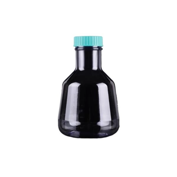 Bellco 2L PC High Efficient Erlenmeyer Flasks, with Baffles Vent Cap ...