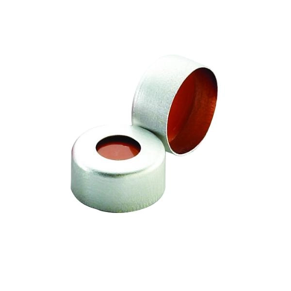 DWK Life Sciences 11 mm Wheaton Lined Aluminum Seal, PTFE / Red Rubber ...