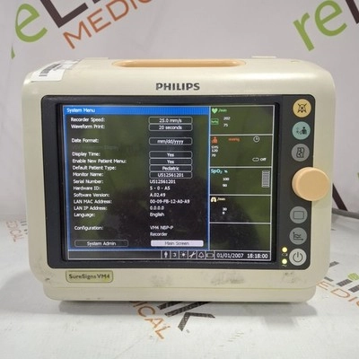 Philips SureSigns VM4 Vital Signs Monitor | LabX.com