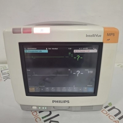 Philips Intellivue MP5 - ECG, Fast SpO2, NIBP, CO2 | LabX.com