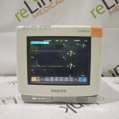 Philips Intellivue MP5 - ECG, Fast SpO2, NIBP, Pre | LabX.com