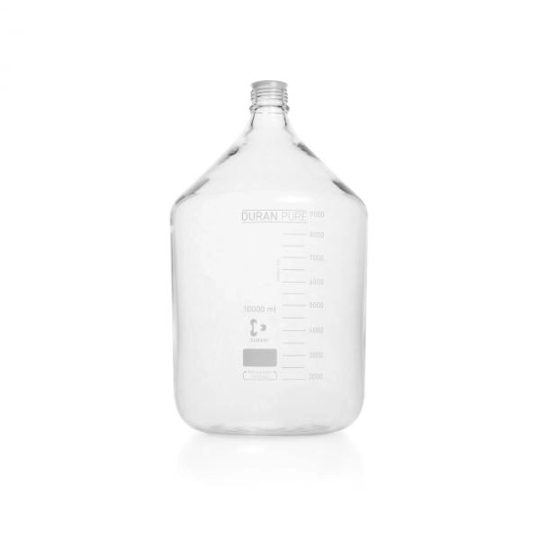 DWK Life Sciences 10000 mL Duran PURE Bottle, clear, Cs/1 818018606 ...