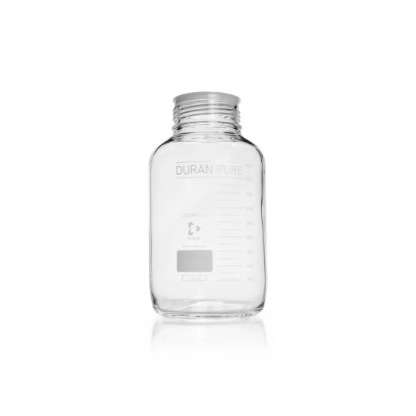 DWK Life Sciences 2000 mL Duran PURE GLS 80 Bottle, wide mouth, clear ...