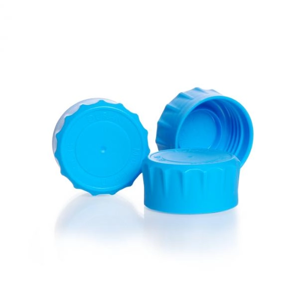 DWK Life Sciences Duran Youtility GL 45 Screw Cap, PP, cyan Cs/10 ...