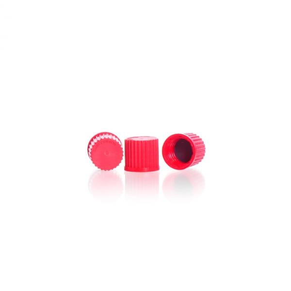 DWK Life Sciences Duran GL 18 High Temperature Screw Cap, (PBT, red) Cs ...