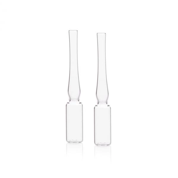 DWK Life Sciences 5 mL Kimble Score-Break Ampule, Clear, Trimmed Stem ...