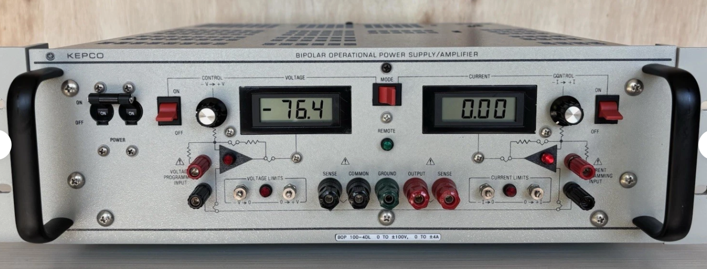 KEPCO Power Supply / Operational Amplifier BOP 100-4DL Bipolar; 400W; 0-100 VDC | LabX.com