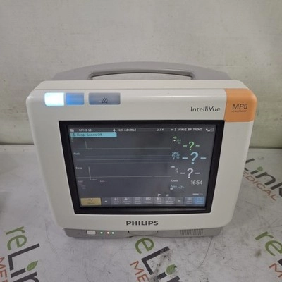 Philips MP5 Anesthesia Fast SpO2 ECG, Press, NBP, | LabX.com