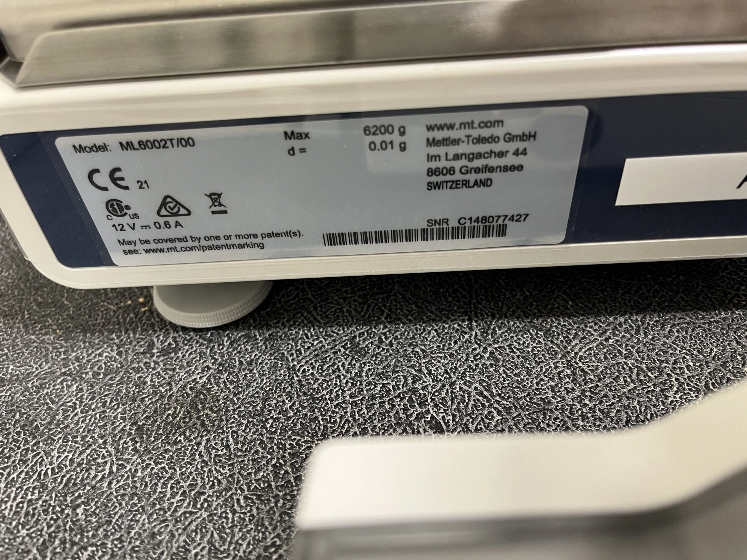 Mettler Toledo ML6002T/100 Precision Balance w/ P26 Printer | LabX.com