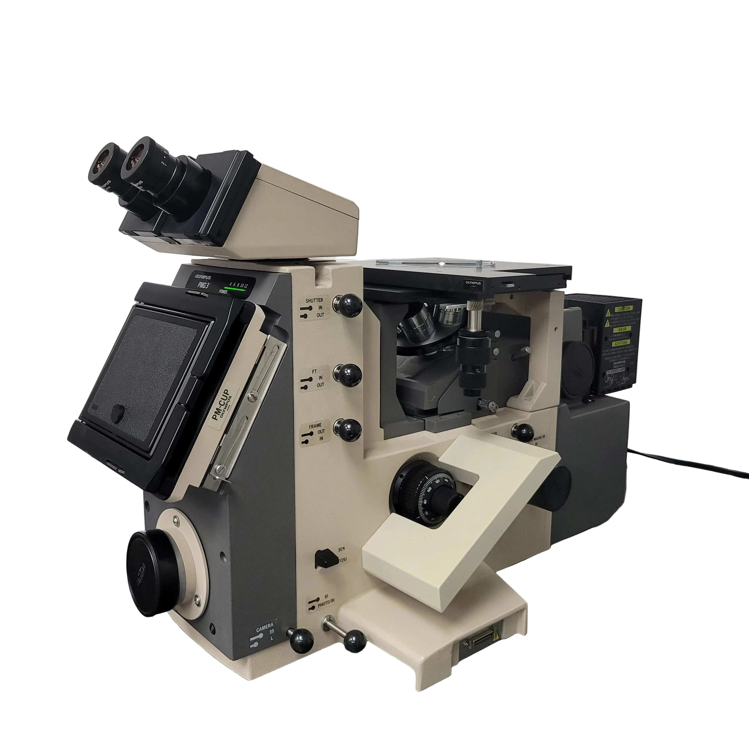 Olympus Microscope PMG3 Metallurgical with Brightfield, Darkfield and ...