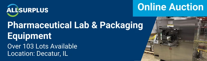 Pharmaceutical Lab & Packaging Equipment @ Decatur IL | LabX.com