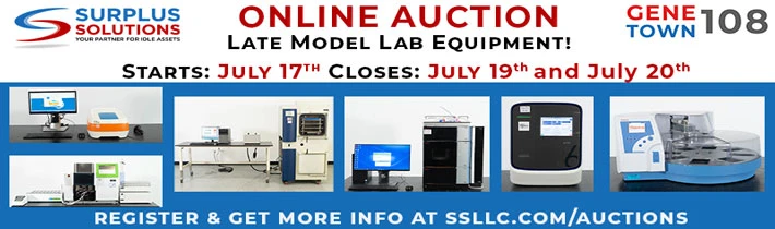 Genetown 108 Online Laboratory Equipment Auction | LabX.com