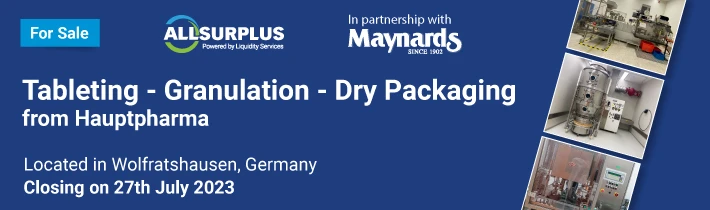 Hauptpharma - Tableting - Granulation - Dry Packaging | LabX.com