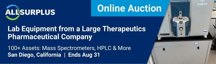 Lab Equipment from a Large Therapeutics Pharmaceutical Company | LabX.com