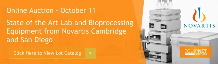 State of the art Lab and Bio Processing equipment from Novartis ...