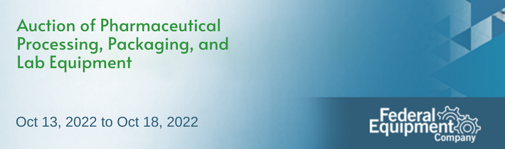 Auction of Pharmaceutical Processing, Packaging, and Lab Equipment ...